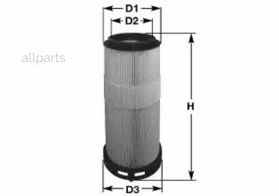 CLEAN FILTERS MA3126 CLEAN Фильтр воздушный MA 3126 (=C 12 178/1)