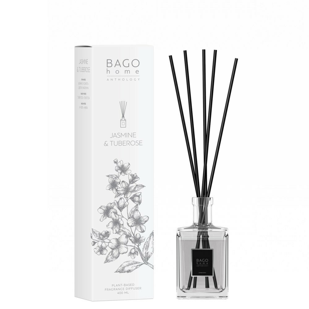 Жасмин и тубероза BAGO home ароматический диффузор 400 мл