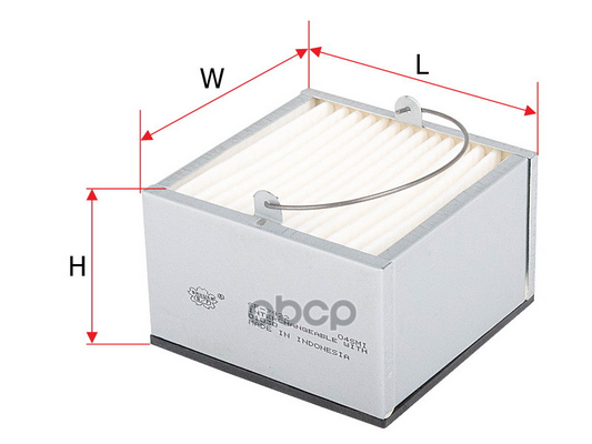 Фильтрующ элемент топлива! мет. 88x88x51 для сепаратора без подогрева SWK-2000/10 Sakura арт. SF7922