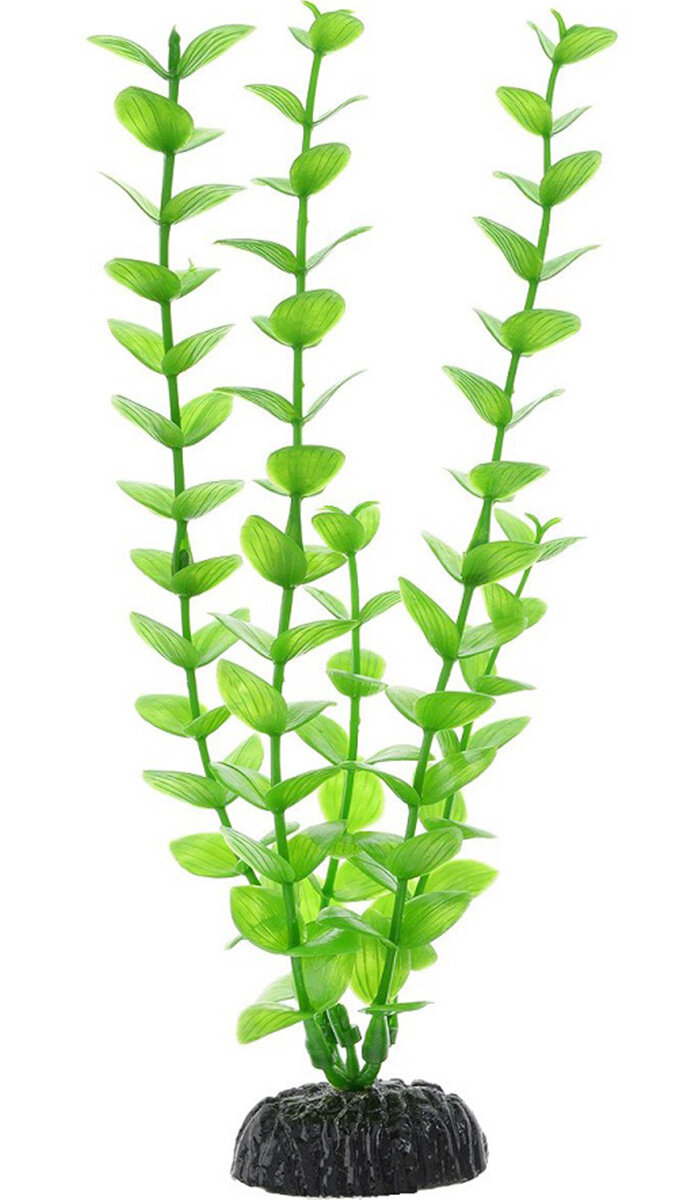 Растение для аквариума пластиковое Бакопа зеленая, BARBUS, Plant 010 20 см