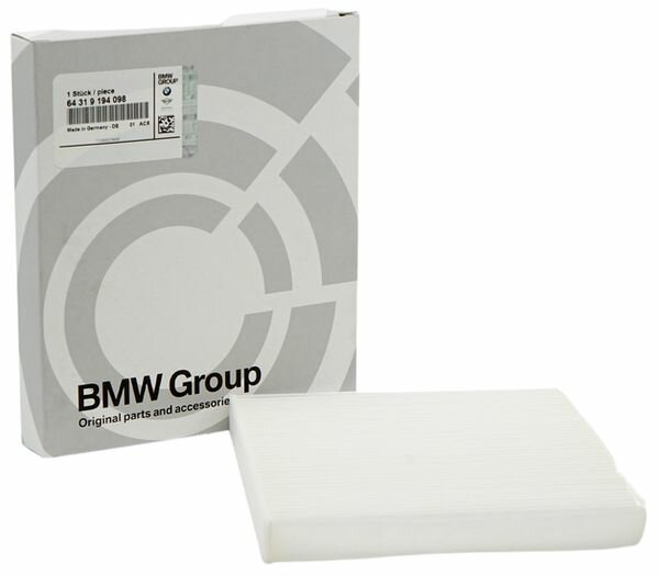 Фильтр салона 64319194098 BMW X5 E70 2007-2013 (3.0 бензин N55, АКПП)