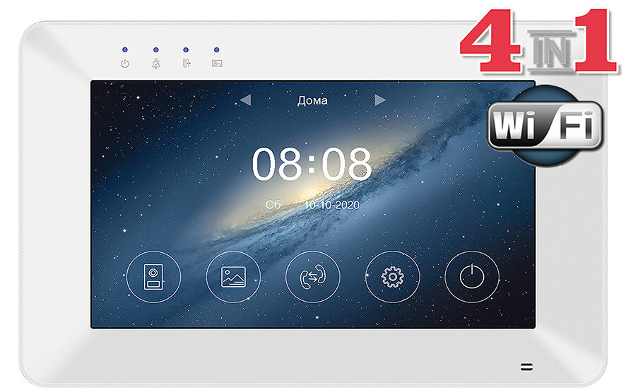 Rocky HD Wi-Fi (White) Монитор видеодомофона Tantos