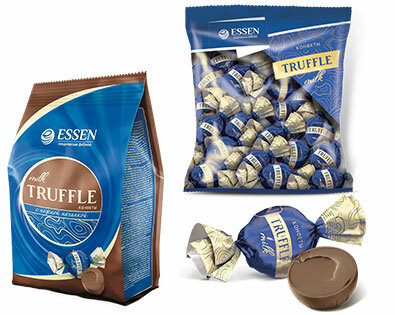 Упаковка из 10 штук Конфеты "Трюфель" молочный 500г