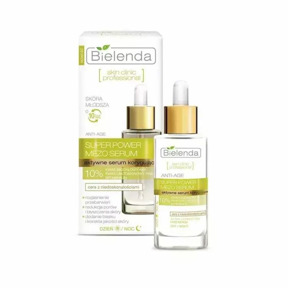 BIELENDA Осветляющая сыворотка для лица Super Power Mezo Serum Corrector