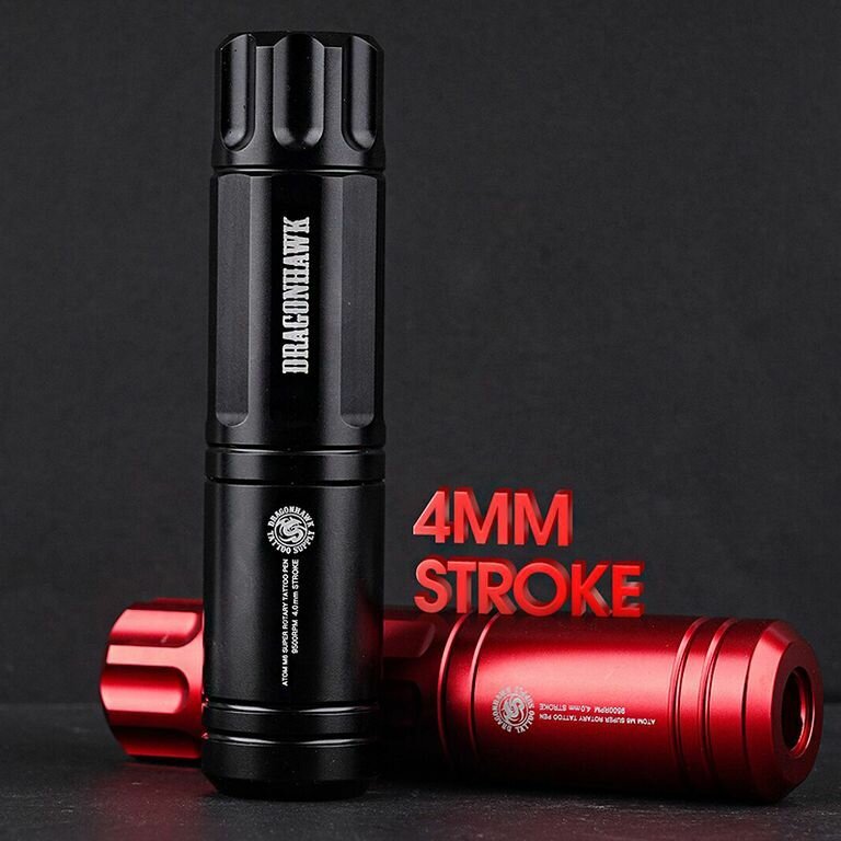 Машинка для тату и татуажа Dragonhawk M6 Super Rotary 4mm Black