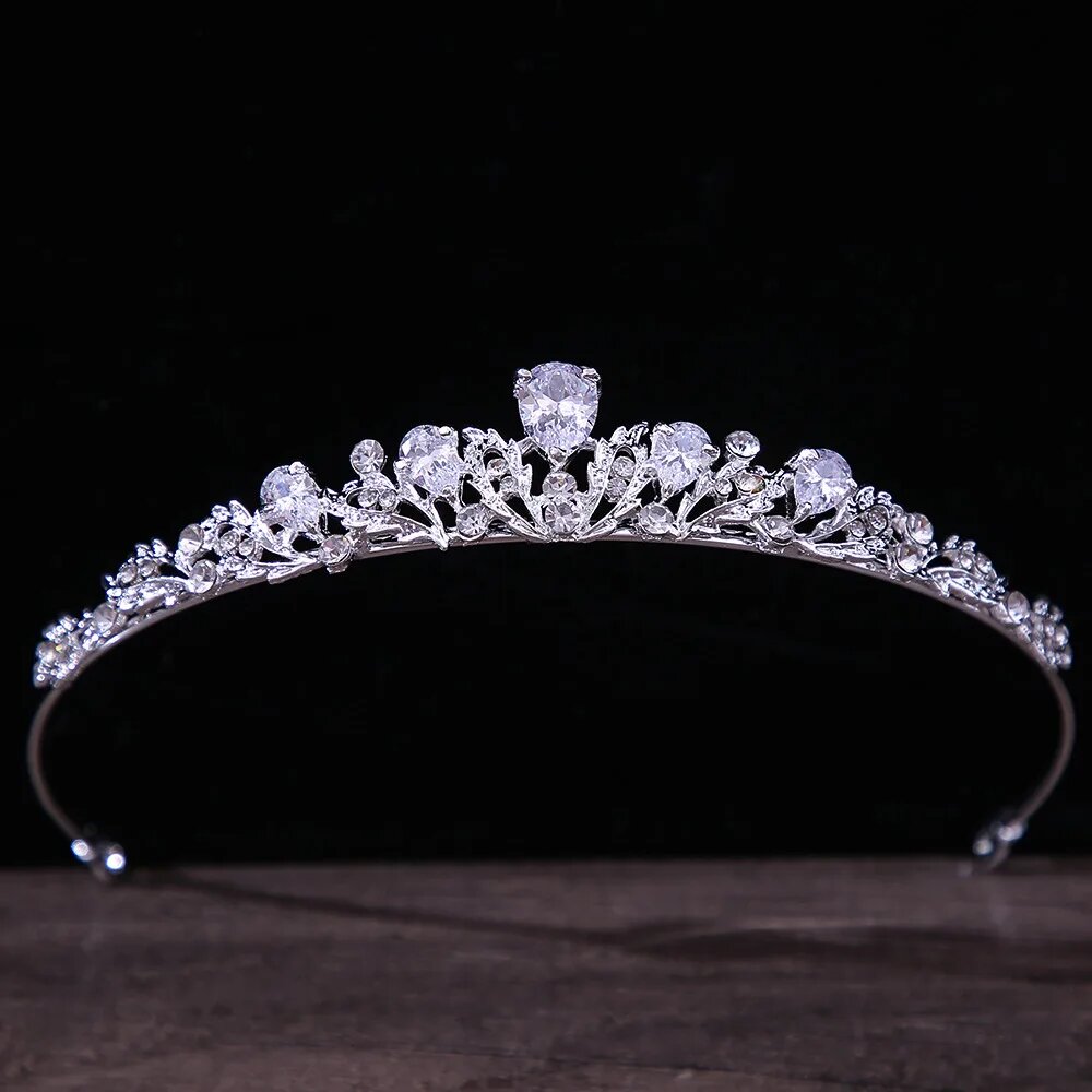 Хрустальная тиара Silver Color Style O
