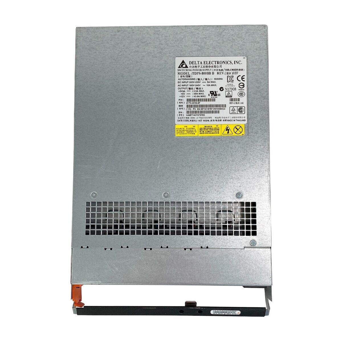 Блок питания IBM 800Wt TDPS-800BB B 800W 100-240V 01AC350