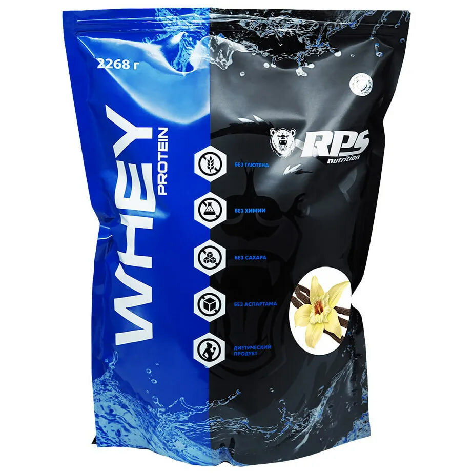 Сывороточный протеин RPS Nutrition Whey Protein - 2268 г, ваниль