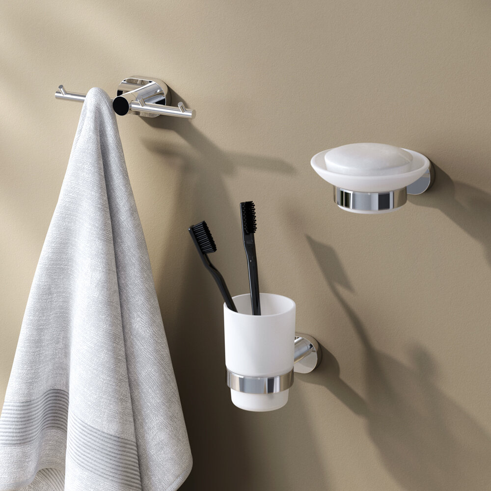 Набор аксессуаров AM.PM "Sense L", хром, настенный, 3 предмета