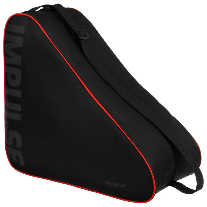 Сумка для коньков и роликов ONLYTOP Impulse, 42х38х20 см, цвет чёрный, 9929501