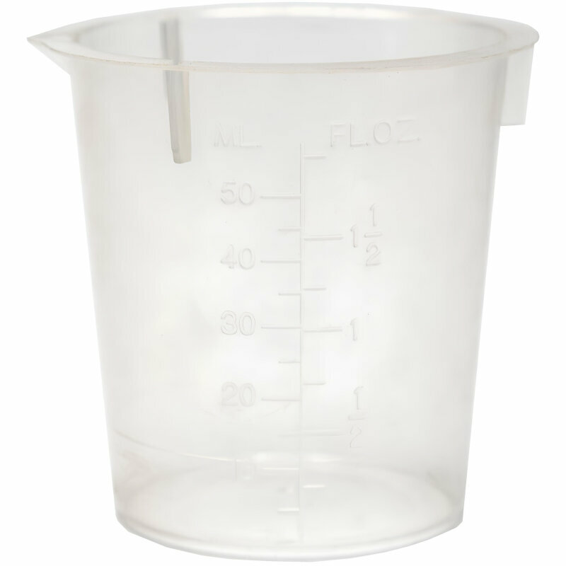 Стакан (мензурка)с носиком, градуир. п/п 50мл 11000103, 100шт/уп, 2024139
