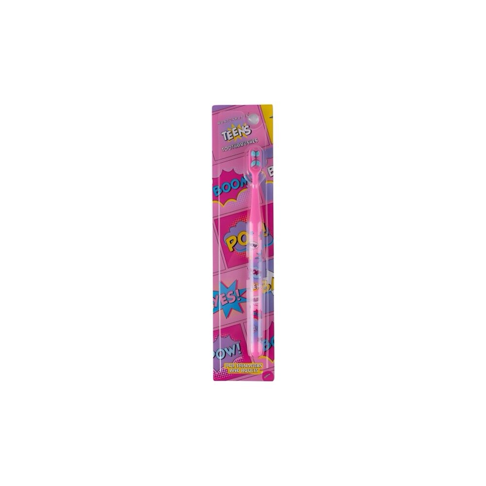 Зубная щетка MontCarotte TEENS Toothbrush Pink 7+