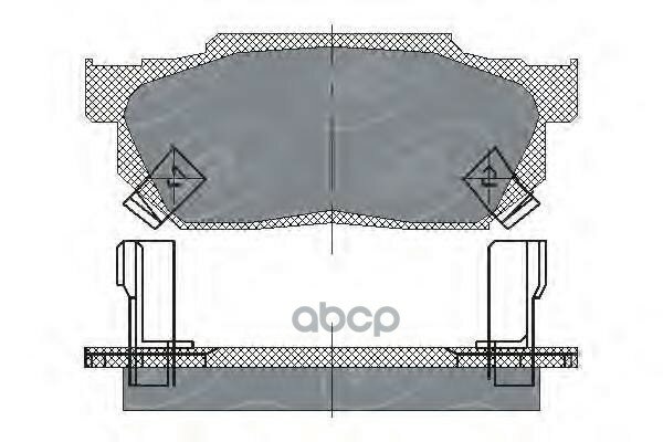 Колод. торм. задн. HONDA CIVIC/PRELUDE 83-95 SCT арт. sp150
