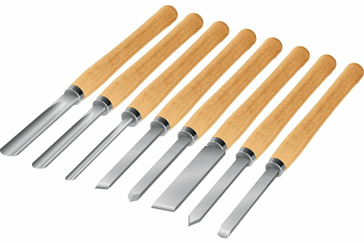 STAYER Wood Masterнабор ручных резцов по дереву 8 шт. 1836 для точной резьбы по дереву