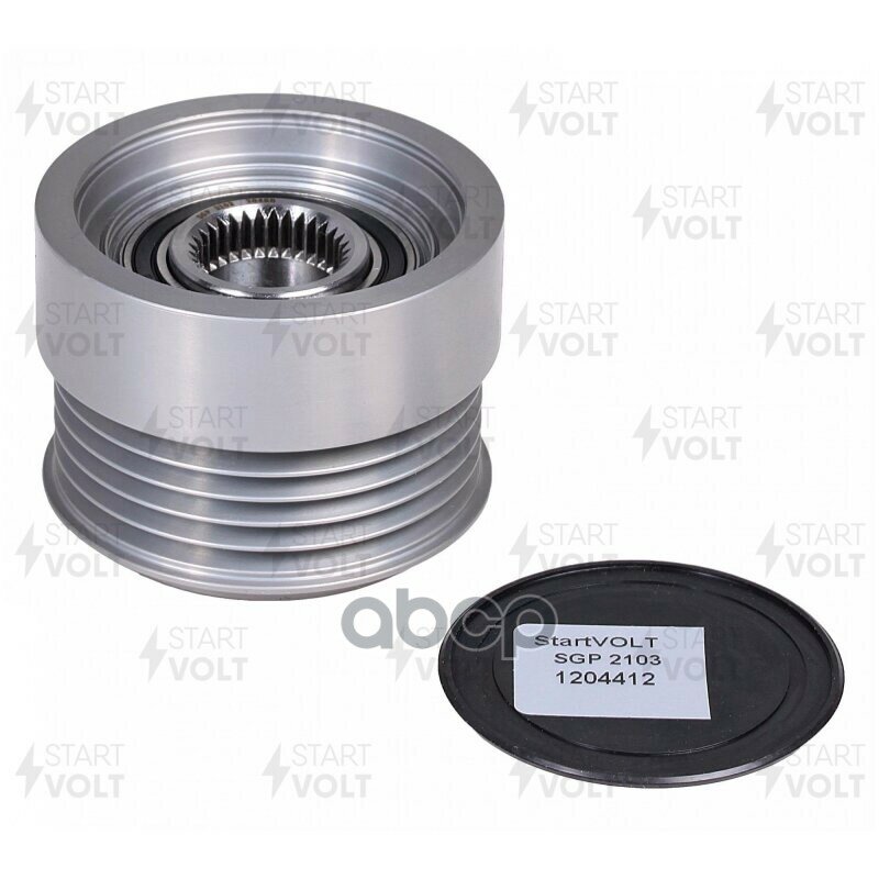 Шкив генератора Opel Astra G (98-) 1.6i/Zafira A (00-) 1.8i (SGP 2103) STARTVOLT арт. SGP2103