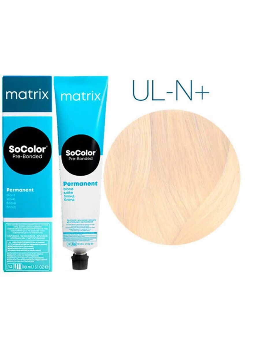 Matrix SoColor UL-N+ Ultra Blond Стойкая краска для волос 90 мл
