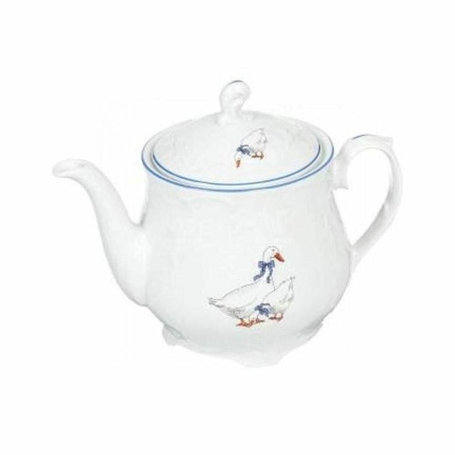 Чайник 550 мл Rococo, декор "Гуси" 1 шт.