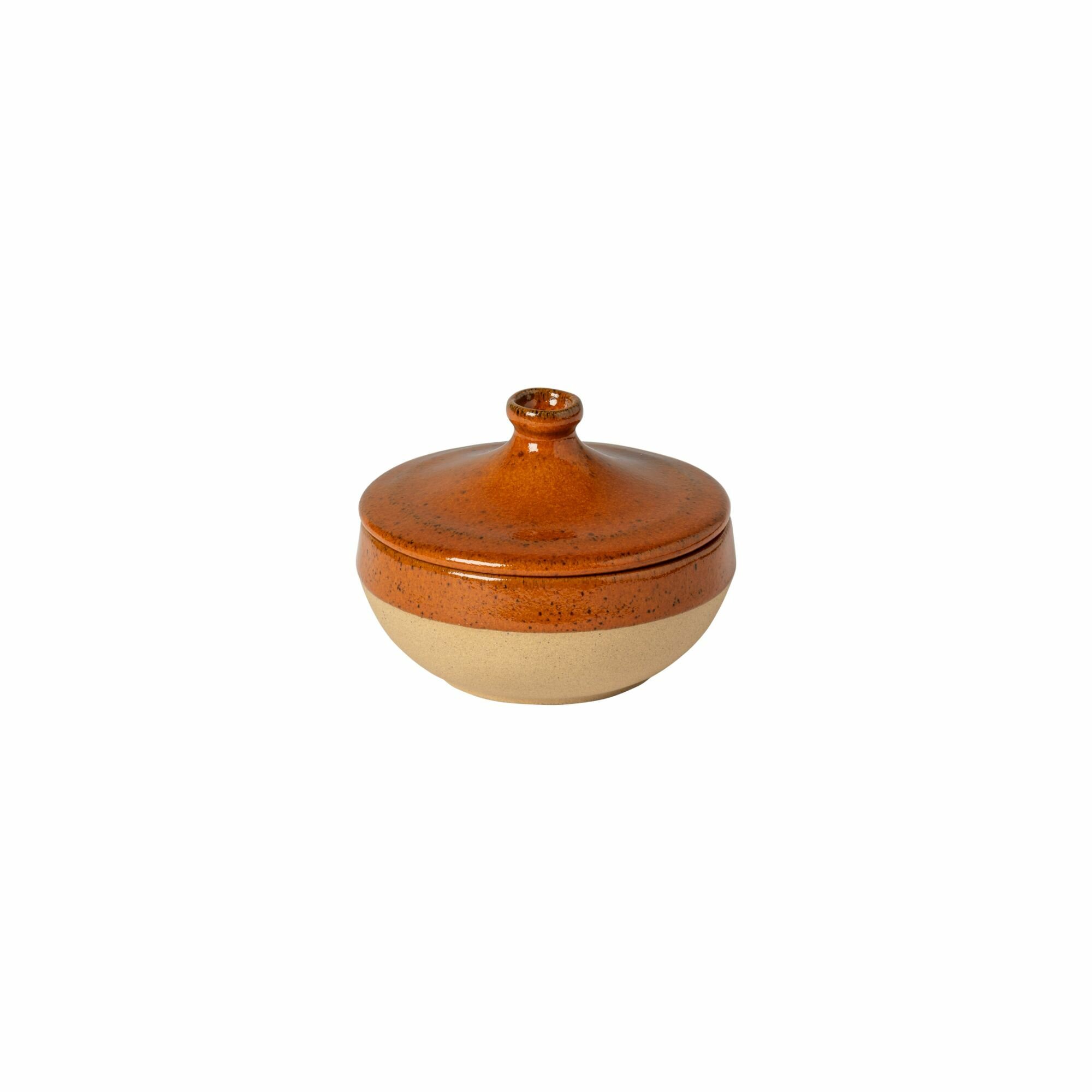 Кассероль керамическая COSTA NOVA Marrakesh Small Covered Casserole, 200 мл, 12 см, коричневая