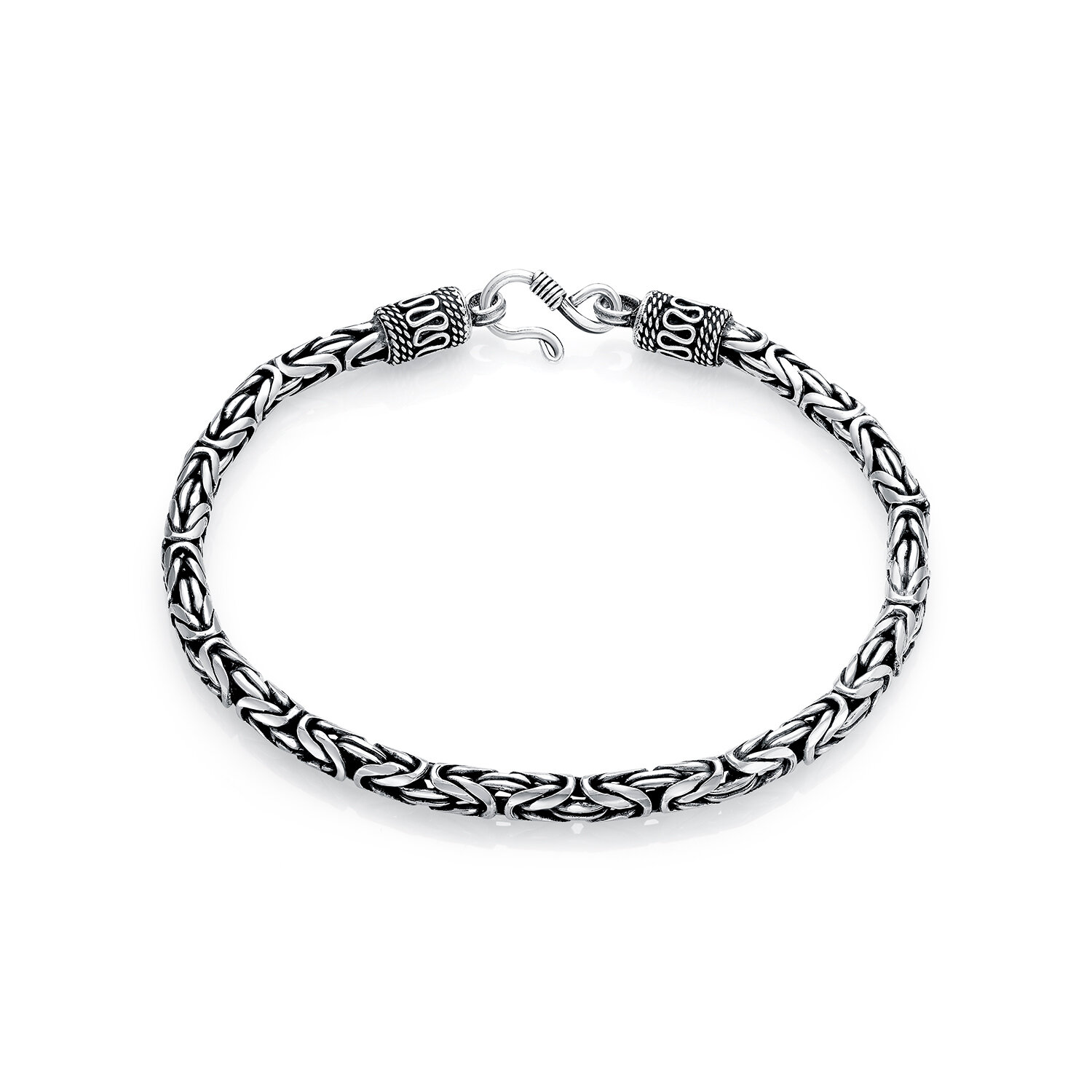 Браслет-цепочка, серебро, 925 проба, родирование