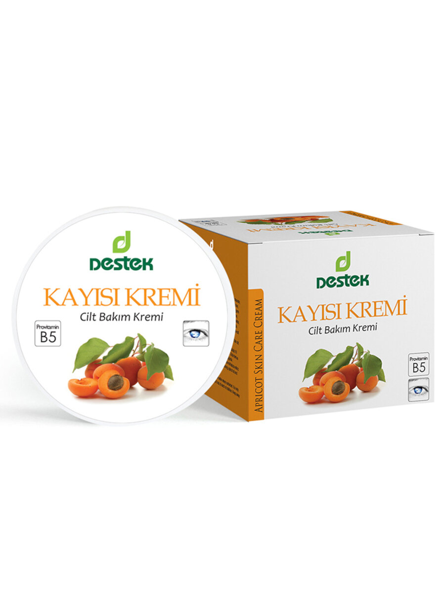 Destek, Крем для лица с маслом абрикосовых косточек,45 гр. питание/увлажнение/восстановление.