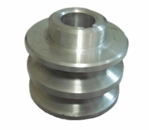 Шкив двигателя 2-х ручейковый, 19 мм для мотоблока / культиватора и пр.