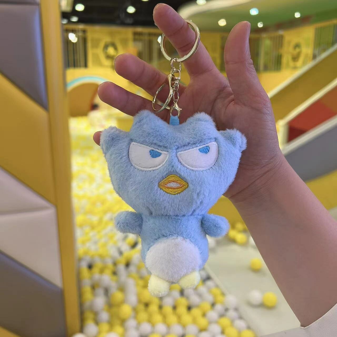 Новая цепочка для телефона Xiaohongshu с куклой Куроми в виде лапки кролика, плюшевый брелок с пингвином,