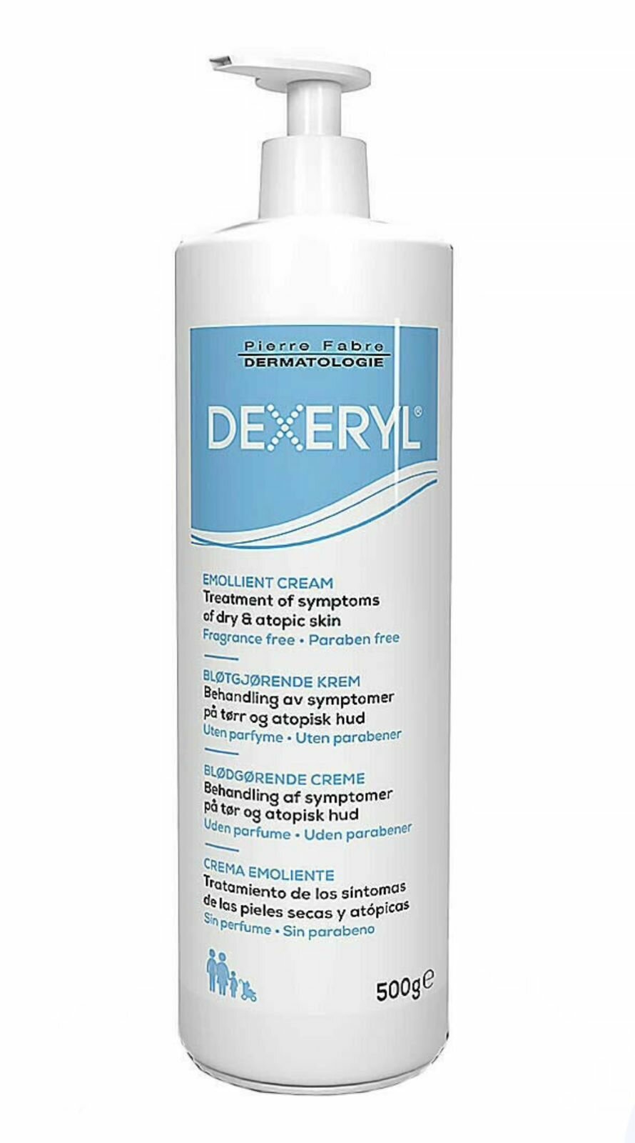 Dexeryl Creme 500мл./Дексерил Увлажняющий крем для очень сухой кожи, 500мл. Франция