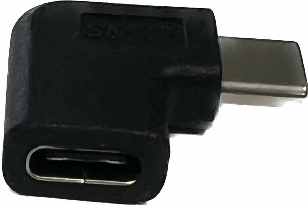 Переходник Type-C на Type-C угловой (левый/правый), 90 градусов