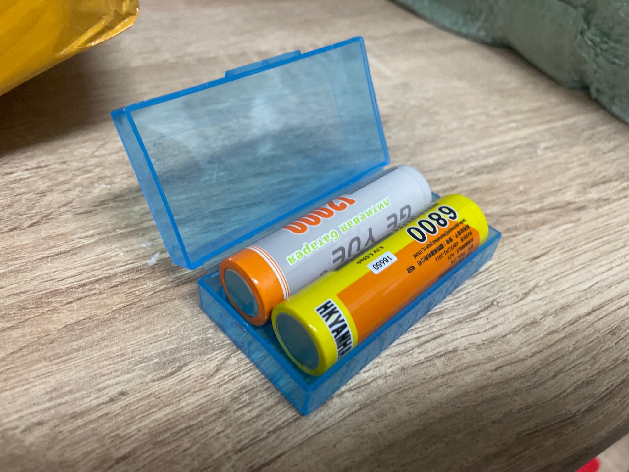 Кейс для хранения АКБ Li-Ion незащищенных 2 х 18650 (В1)