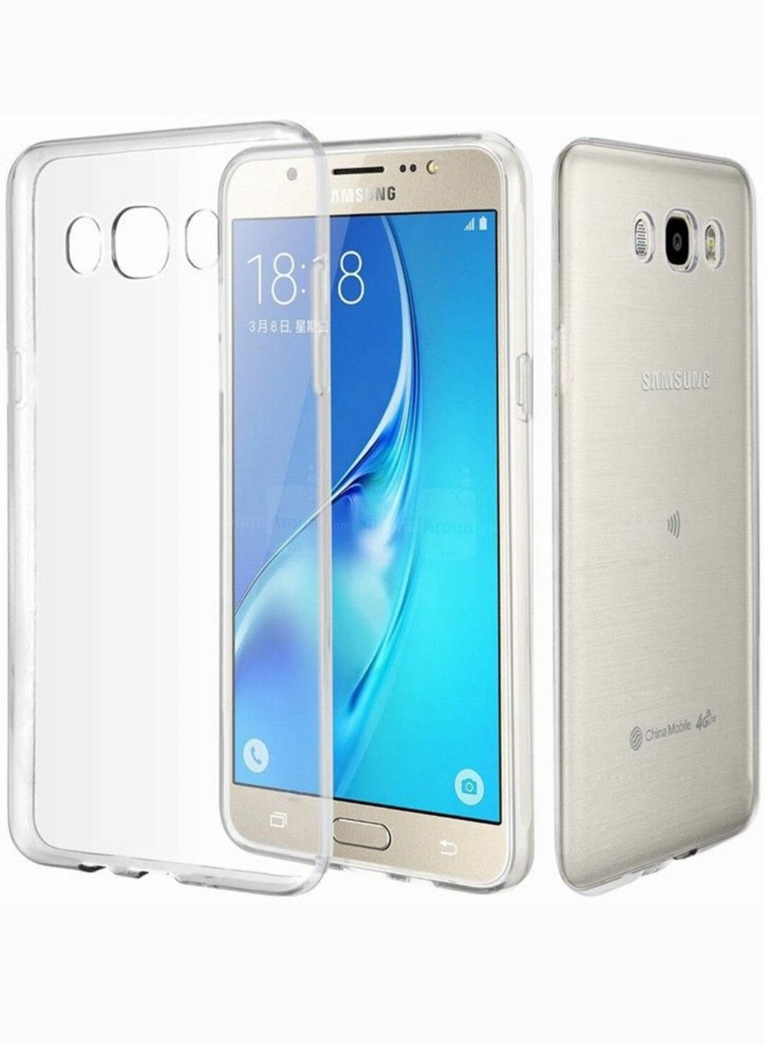 Samsung Galaxy j5 2016 j510 Силиконовый прозрачный чехол, Самсунг галакси ж5 ж510 накладка бампер