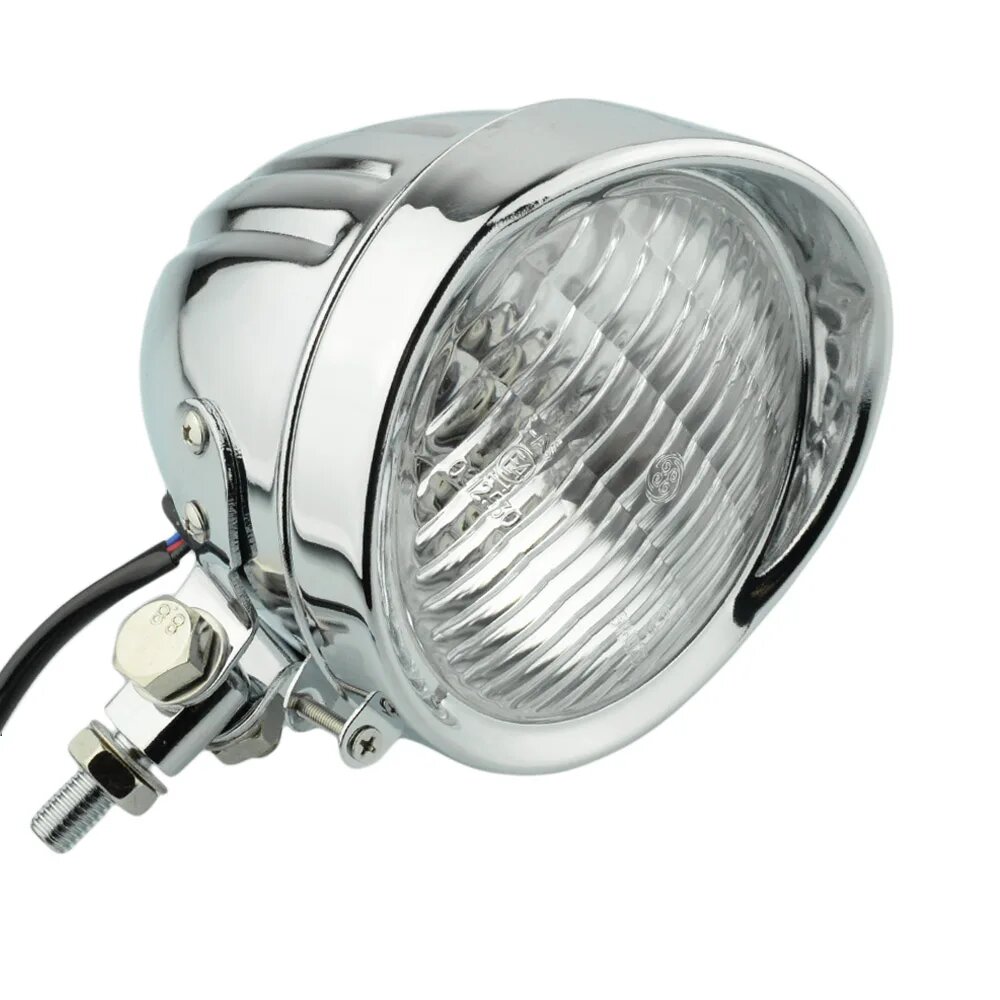 Винтажный мотофасветильник Chrome Clear, для Harley, Softail, Dyna