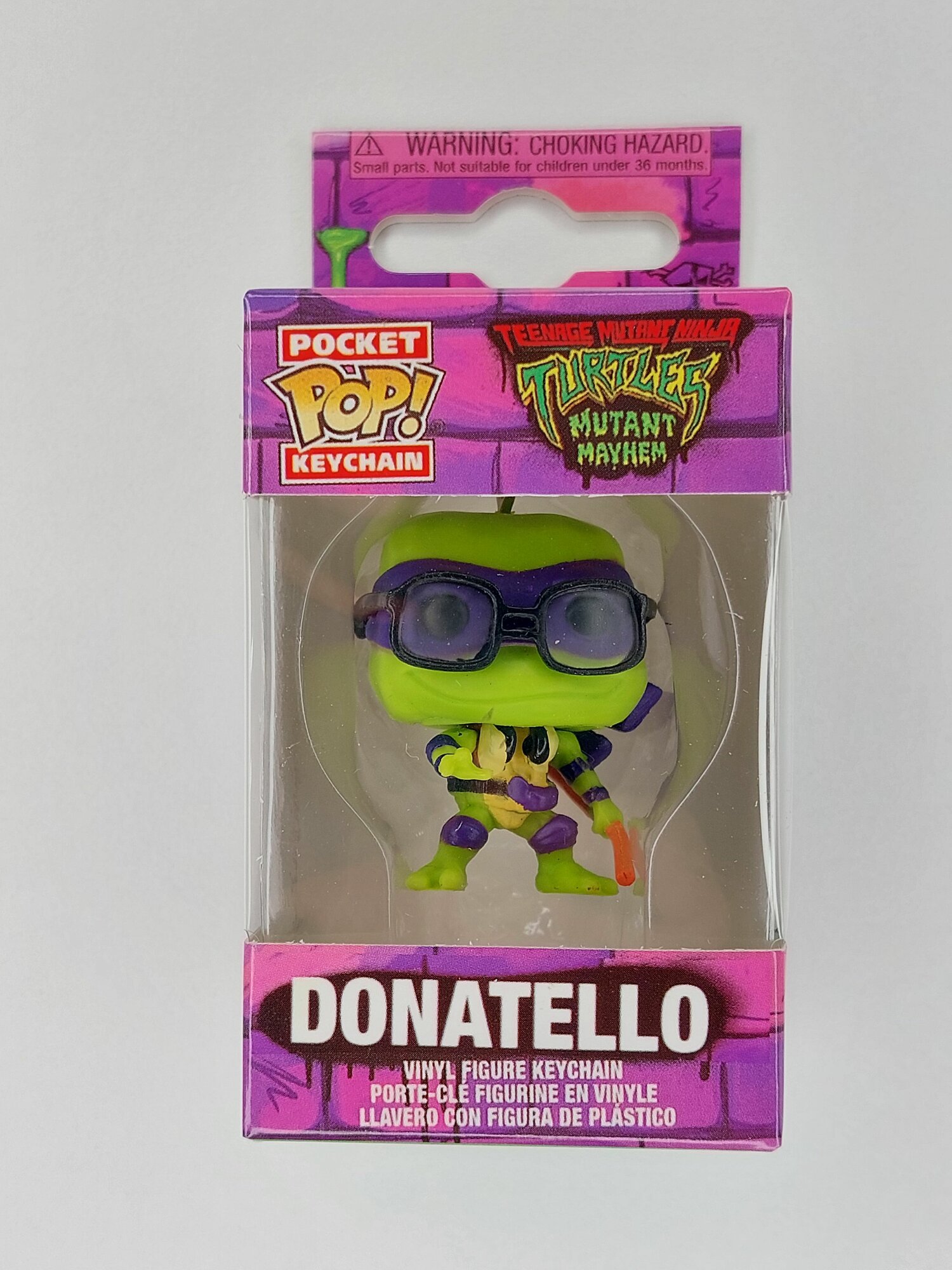 Брелок Донателло из мультика Черепашки-ниндзя: Погром мутантов Donatello keychain
