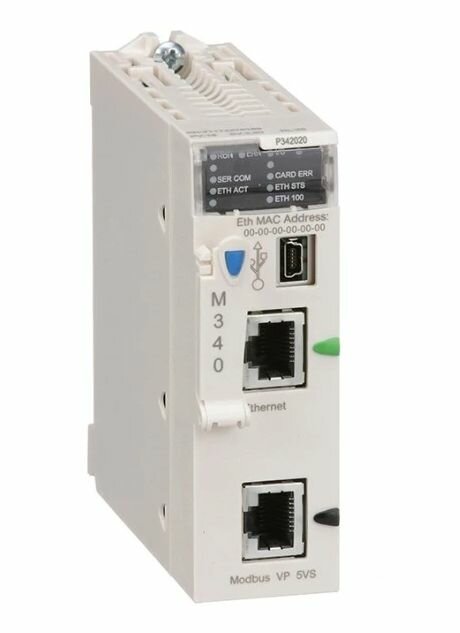 Процессорный модуль Modicon340-20, Ethernet, BMXP3420302RU
