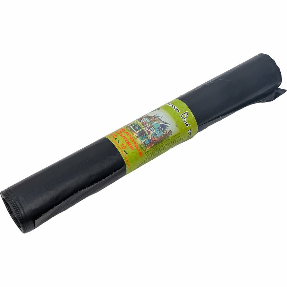 Мешки для мусора Удачные супер в рулоне (10 шт; 220 л) Концепция Быта 1527