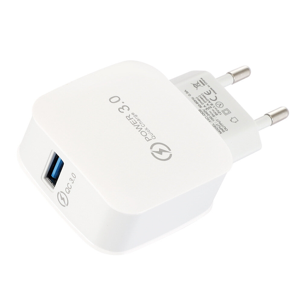 Зарядное устройство HCJTWIN, для быстрой зарядки QC3.0, 18Вт, 3А