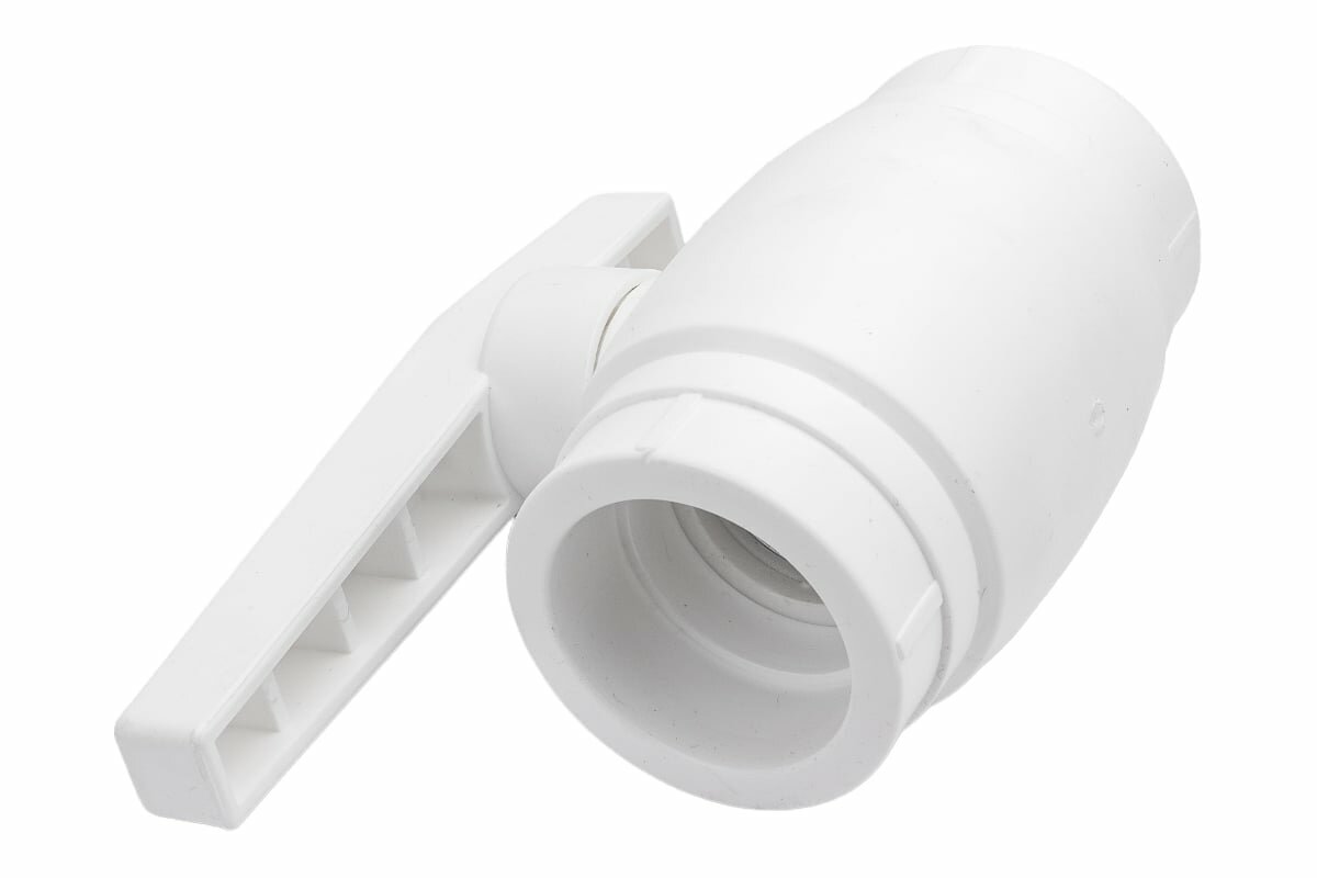 MeerPlast Шаровой кран полипропиленовый PPRC Ду50 Ру25 под приварку D200-00040