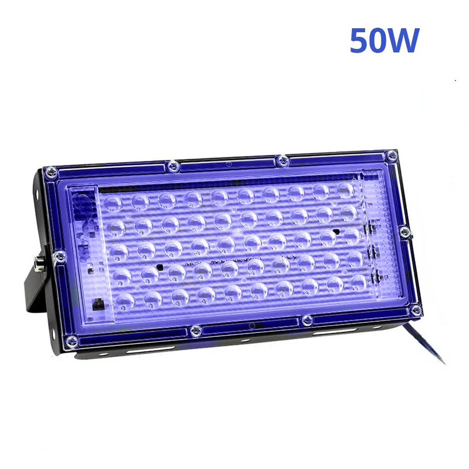 УФ-фонарь фиолетовый 50W для сцены 220V