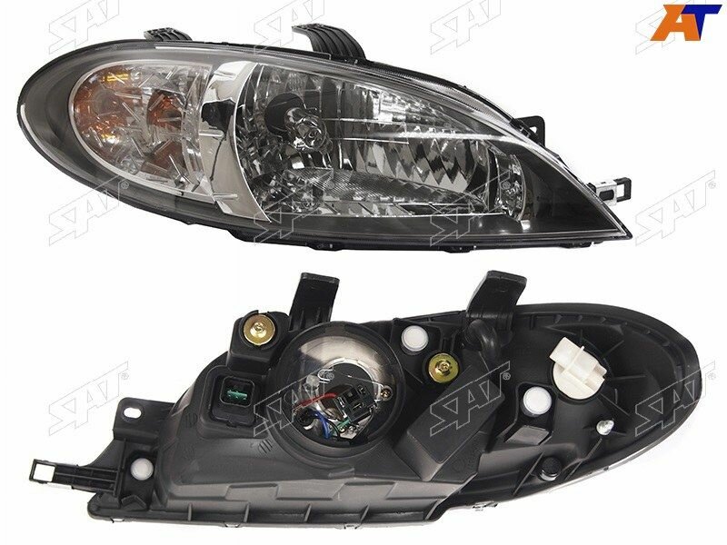 . SAT Фара для CHEVROLET LACETTI HBK 04-, DAEWOO GENTRA 13-16, RAVON GENTRA 15-18 правая мех. корректор