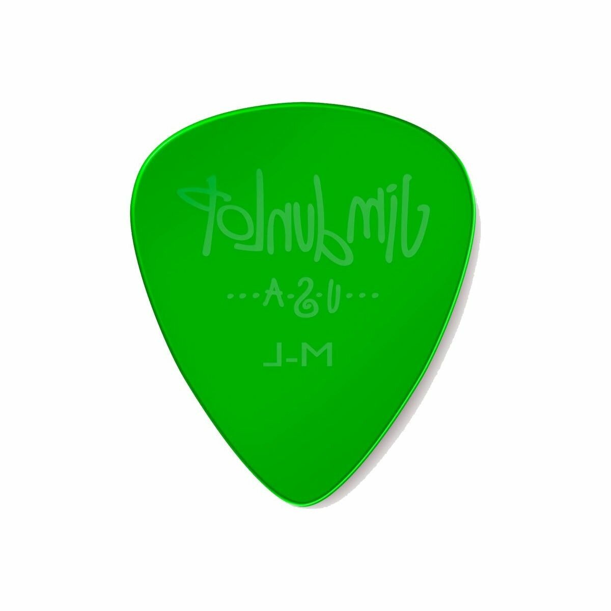 Набор медиаторов 72шт. Dunlop 486RML Gels M-L Green 72Pack