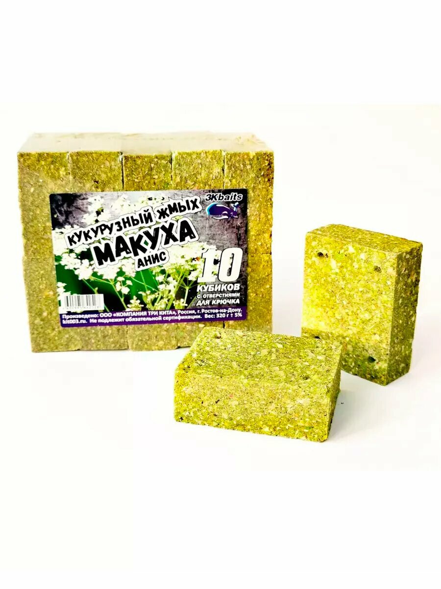 Кукурузный жмых-макуха с отверстием "Анис" 320г