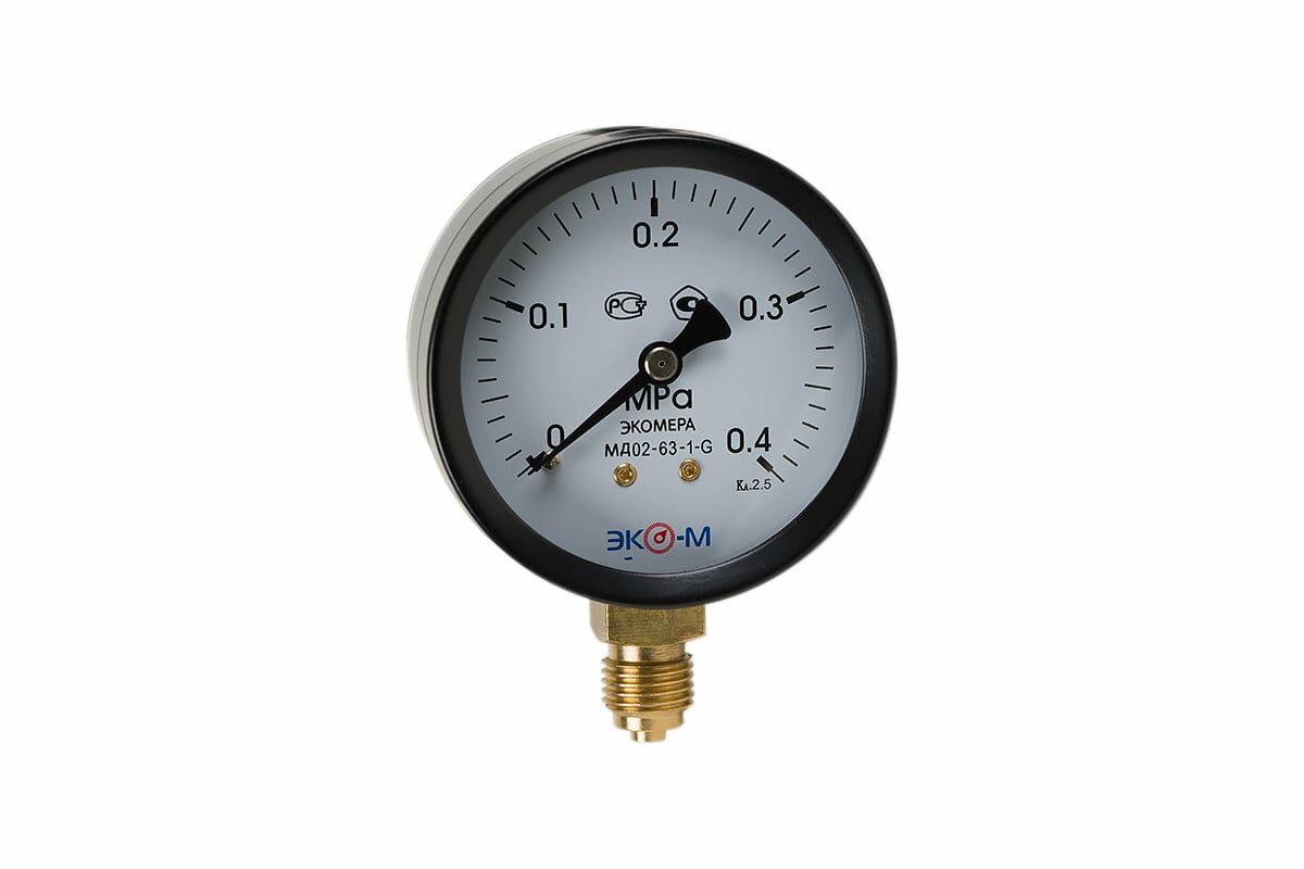 ЭКО-М Манометр Экомера МД02-63-G-0,4МПа-РИ