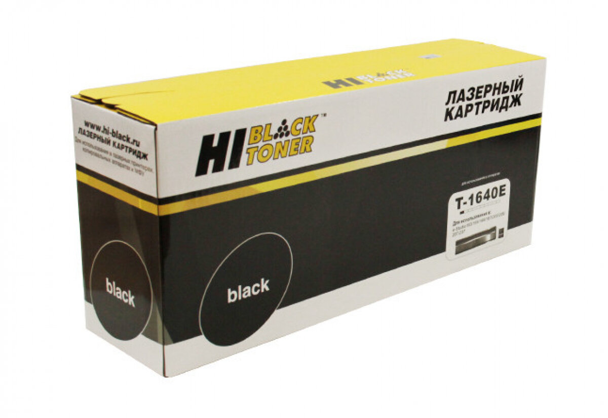 Тонер-картридж Hi-Black (HB-T-1640E) для Toshiba e-Studio 163/165/166/167, туба, 24K