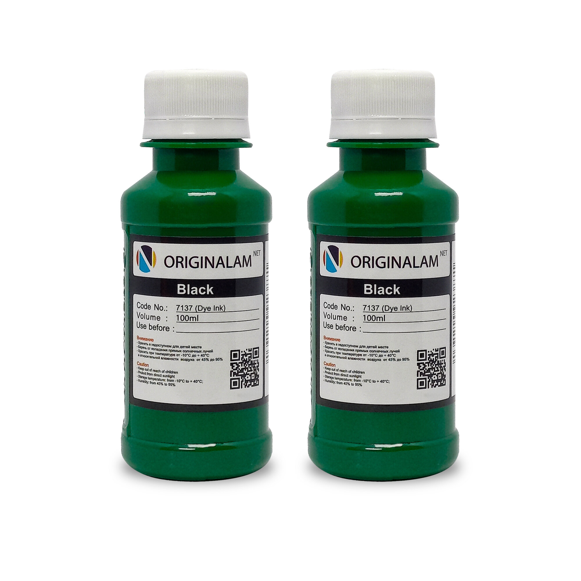 Чернила Originalamnet (Фото) для Epson 2 шт. по 100 мл (7137) (Black)