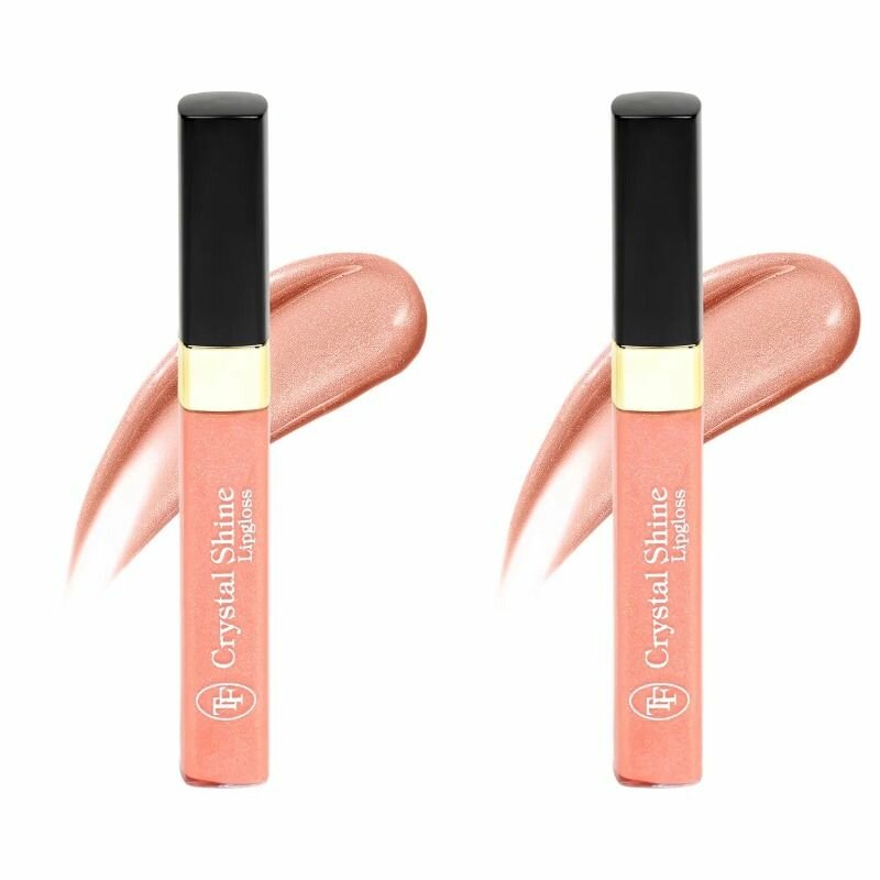 ТF Cosmetics Жидкая помада Cristal Shine Lipgloss, тон 50, коралловый риф, 2шт