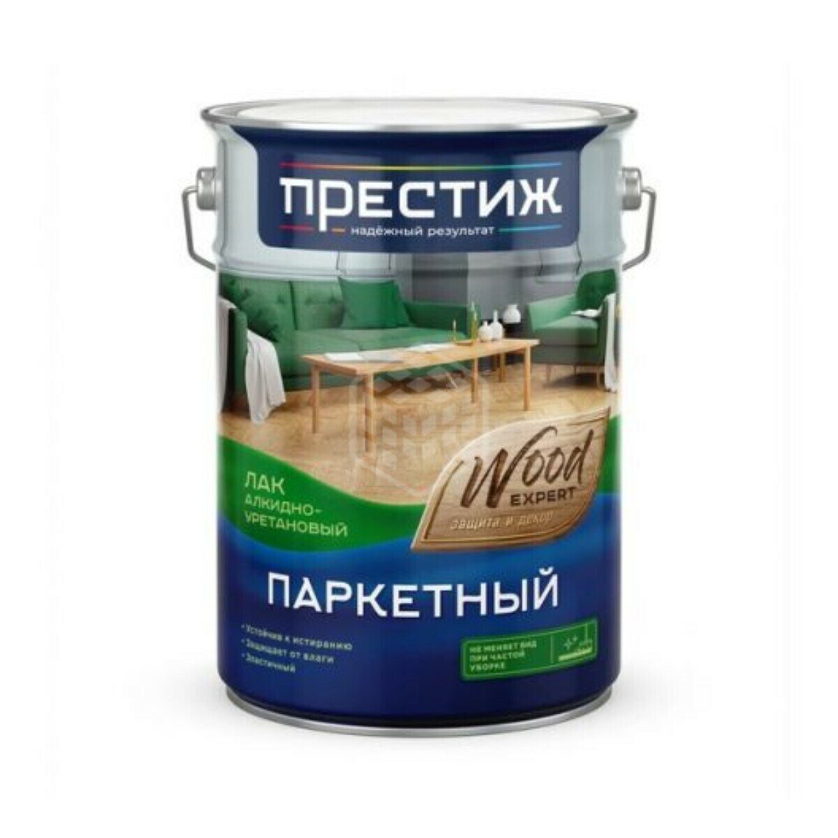 Алкидно-уретановый лак Престиж Паркетный, глянцевый, 5 кг
