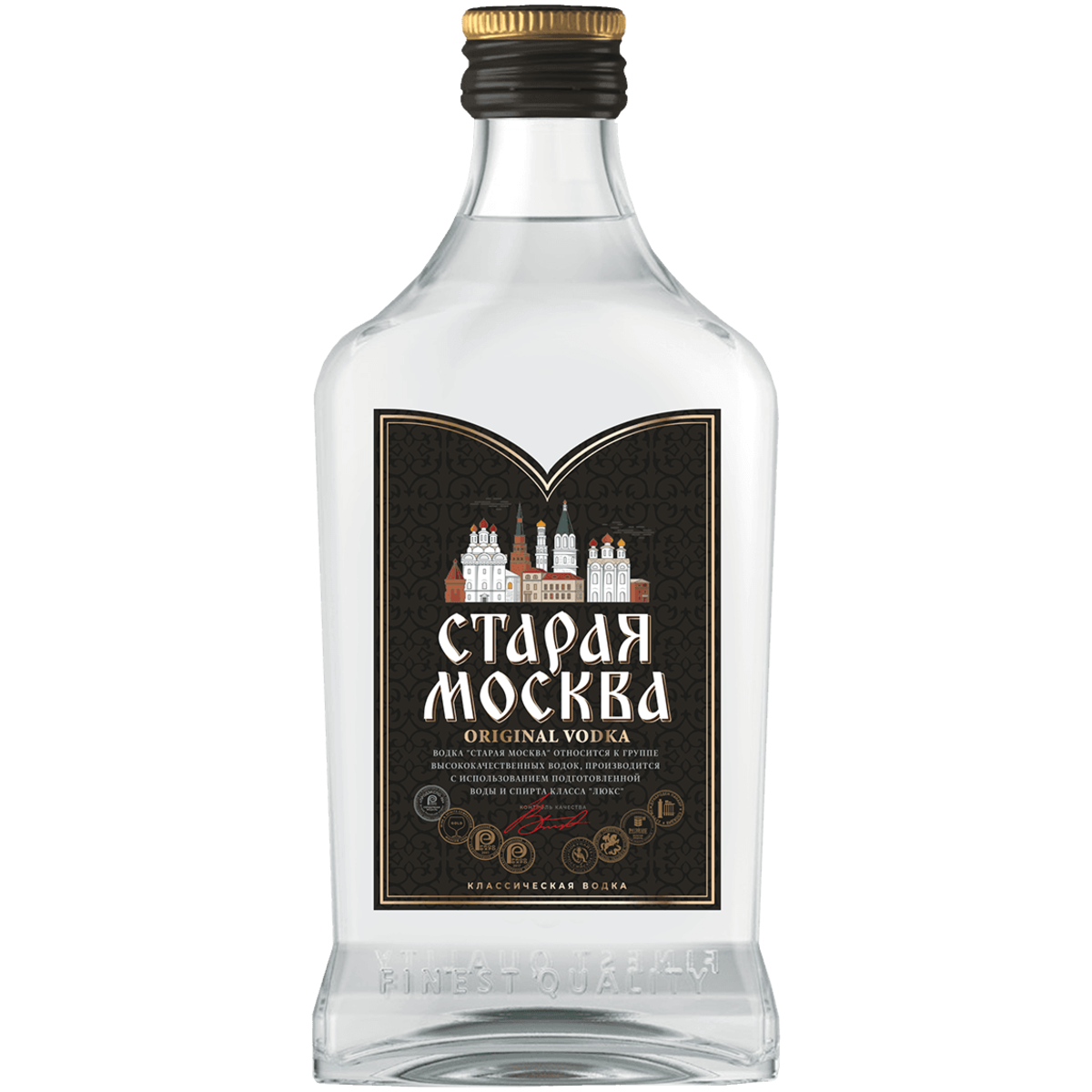 Водка "Старая Москва", классическая, 0,25 л, крепость 40%, Россия