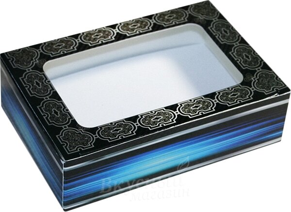 Упаковка для подарков черная Шкатулка 14х9,5х4 см. (Набор из 9 шт.)