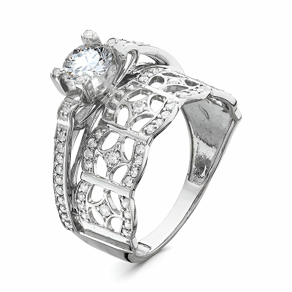 Кольцо, серебро, 925 проба