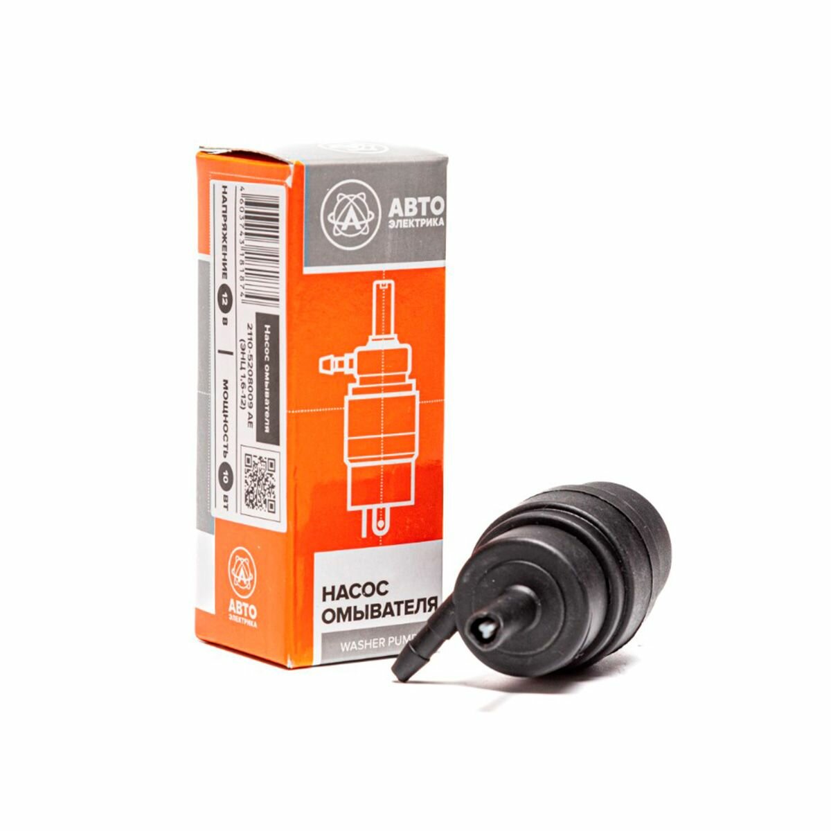 Мотор бачка омывателя для а/м ГАЗ-3307,3308 Садко, ВАЗ-2101,2108,21099 (12В)