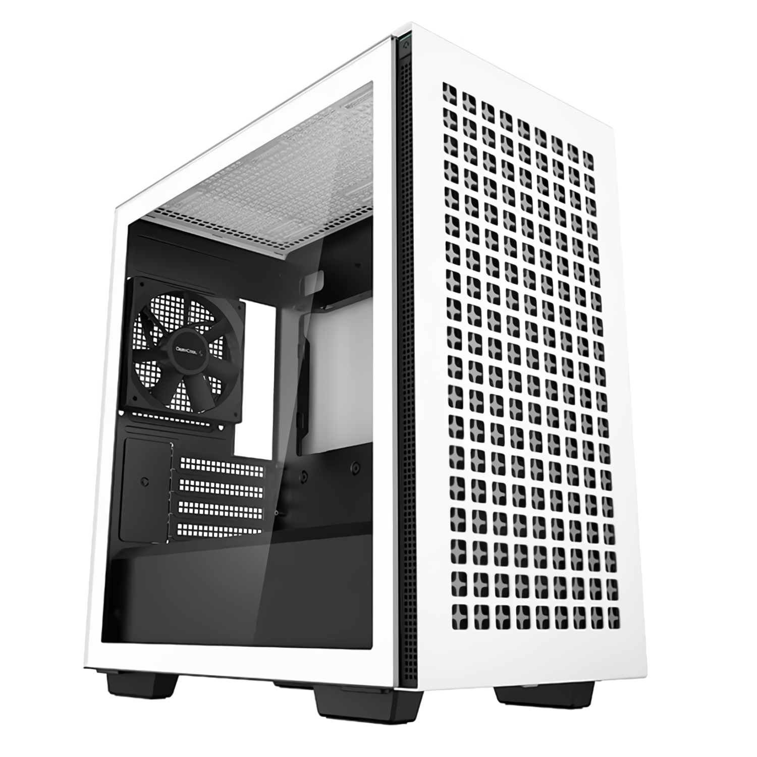 Корпус для ПК Deepcool CH370 WH (mATX, без БП, 2хUSB3.0, с окном)